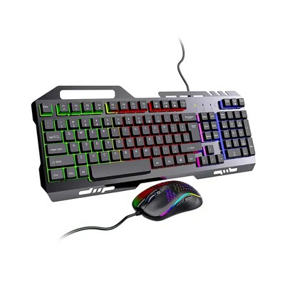 Core Electro Metal Panel Pc Wired Keyboard Gaming : Target