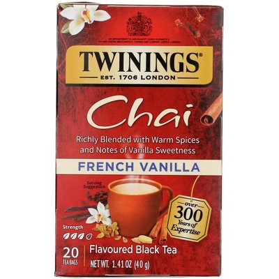 Twinings Ultra Spice Chai Tea - Case Of 6 - 20 Bags : Target