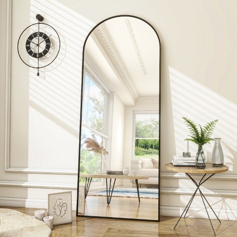 Beautypeak Rectangle With Rounded Top Full Length Mirrors 71 x26
