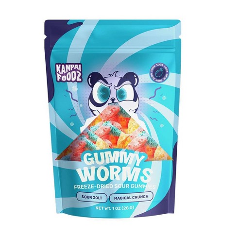 Kanpai Foodz Freeze Dried Candy - Gummy Worms - 1oz : Target
