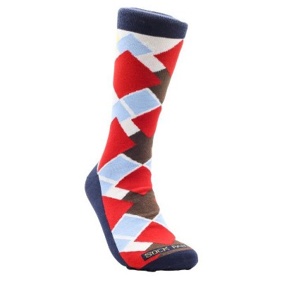 Stylish And Unique Orange & Grey Geometric Socks From The Sock Panda ...
