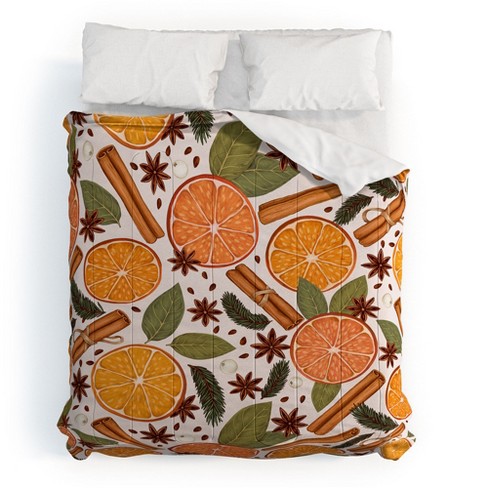 Avenie Christmas Cinnamon Spice King Comforter + Pillow Shams - Deny ...