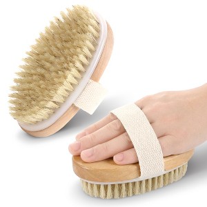 Cheer Collection Set of 2 Natural Bristle Exfoliating Body Brushes : Target