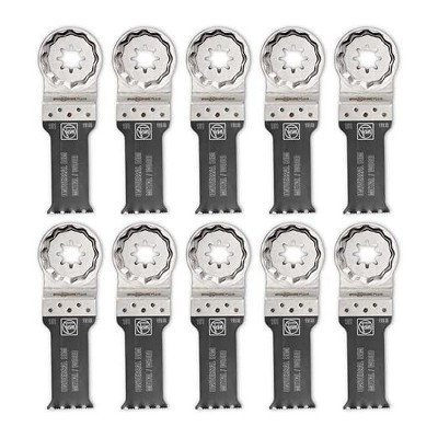 Fein Starlockplus 1-1/8 In. X 2 In. L Bi-metal Saw Blade Set 10 Pk : Target