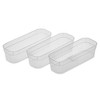 Sterilite 13538608 Narrow Storage Trays With Sturdy Banded Rim And ...