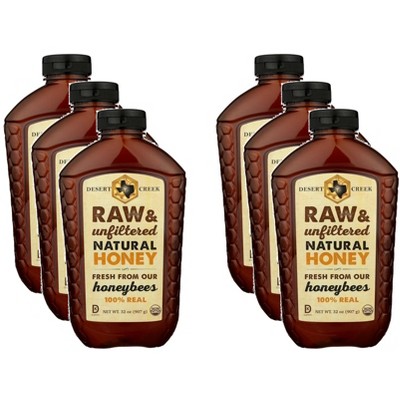Desert Creek Honest Raw Honey - Case Of 6 - 22 Oz : Target