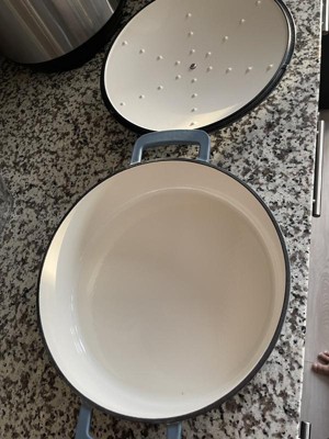 3.5qt Enamel Braiser Sage Green - Figmint™ : Target