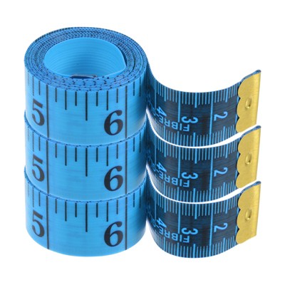 Unique Bargains Flexible Durable Fiber Double Scale Measuring Rulers 3 ...