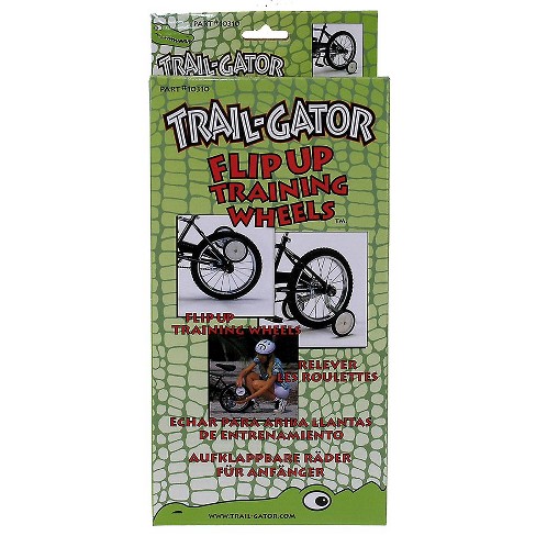 Trail-gator Flip Up Training Wheels, 12'' To 20'', Silver : Target