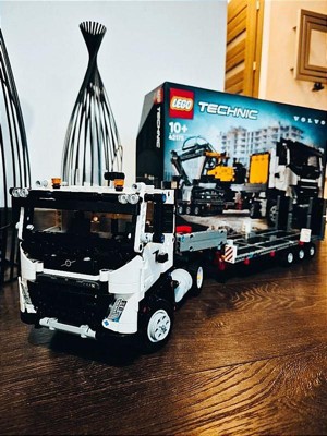 Lego Technic Volvo Fmx Truck & Ec230 Electric Excavator Building Toy ...