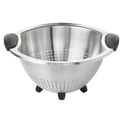 Kitchenaid 5 Quart Colander Stainless Steel Black Rim : Target