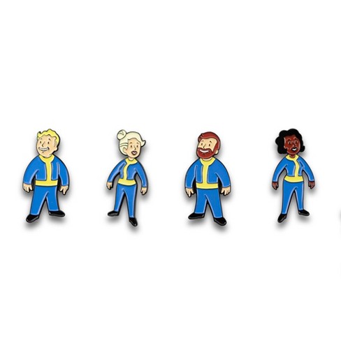 Just Funky Fallout Vault Dweller Pins | Collectible Metal Enamel Pin ...
