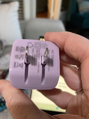 2-port 20w Usb-a And Usb-c Wall Charger - Heyday™ : Target