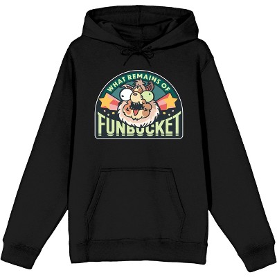 Solar Opposites Funbucket Character Mens Black Graphic Hoodie : Target