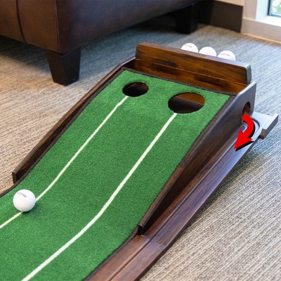 Gosports Pure Putt Golf 9 Ft Putting Green Ramp - Premium Wood Putting ...