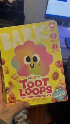 Bark Fruity Toot Loops Mixed Berry Flavor Blend Crunchy Dog Treats ...