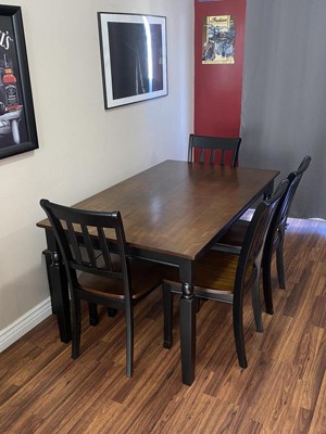 Owingsville Rectangular Dining Room Table Wood/black/brown - Signature ...