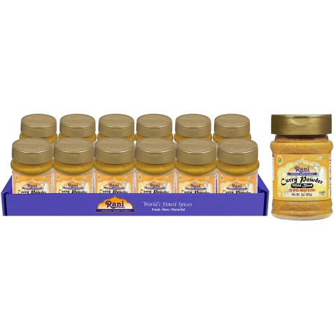 Curry Powder Mild, 10 - Spice Blend - 3oz (85g) Pack Of 12 - Rani Brand ...