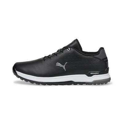 Puma Men's Proadapt Alphacat Leather Golf Shoes - Black/Silver : Target