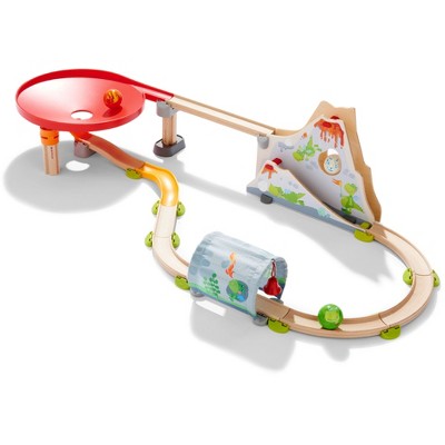Haba Ball Track Basic Pack Funnel Jungle - Wooden Marble Run With ...