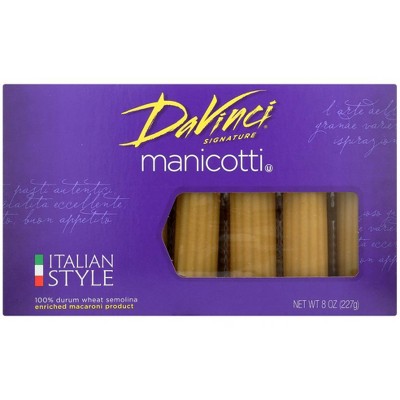 Davinci Pasta Cannelloni-manicotti - Case Of 12 - 8 Oz : Target