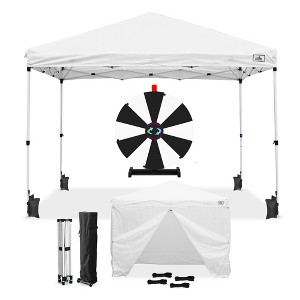 Yescom WinSpin Modular Prize Wheel & 10x10ft Pop Up Tent 4 Sidewalls 12 ...