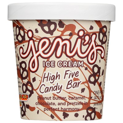Jeni's High Five Candy Bar Frozen Ice Cream - 16oz : Target