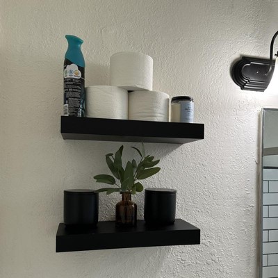 Set Of 2 16" Wood Ledge Wall Shelf - Threshold™ : Target