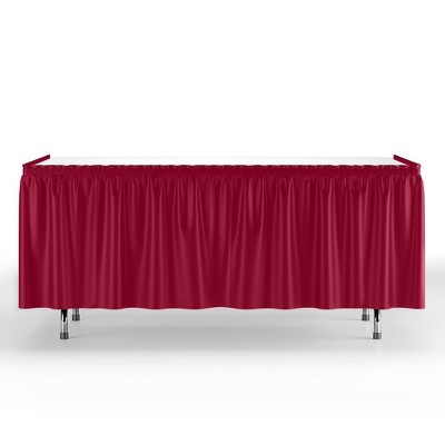 Crown Display 6 Pack Disposable Plastic Tableskirts - 29" X 14 Ft ...