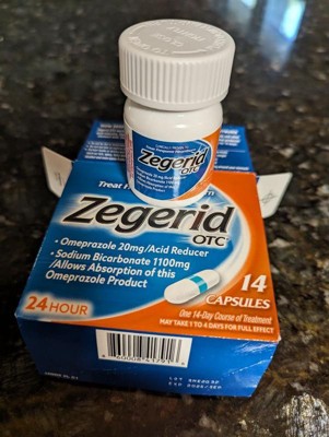 Zegerid Otc Omeprazole 20mg And Sodium Bicarbonate Acid Reducer For ...