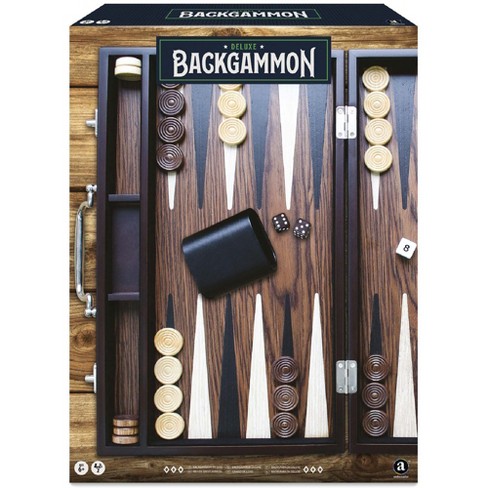 Merchant Ambassador Craftsman Deluxe Wood Backgammon Game Set : Target