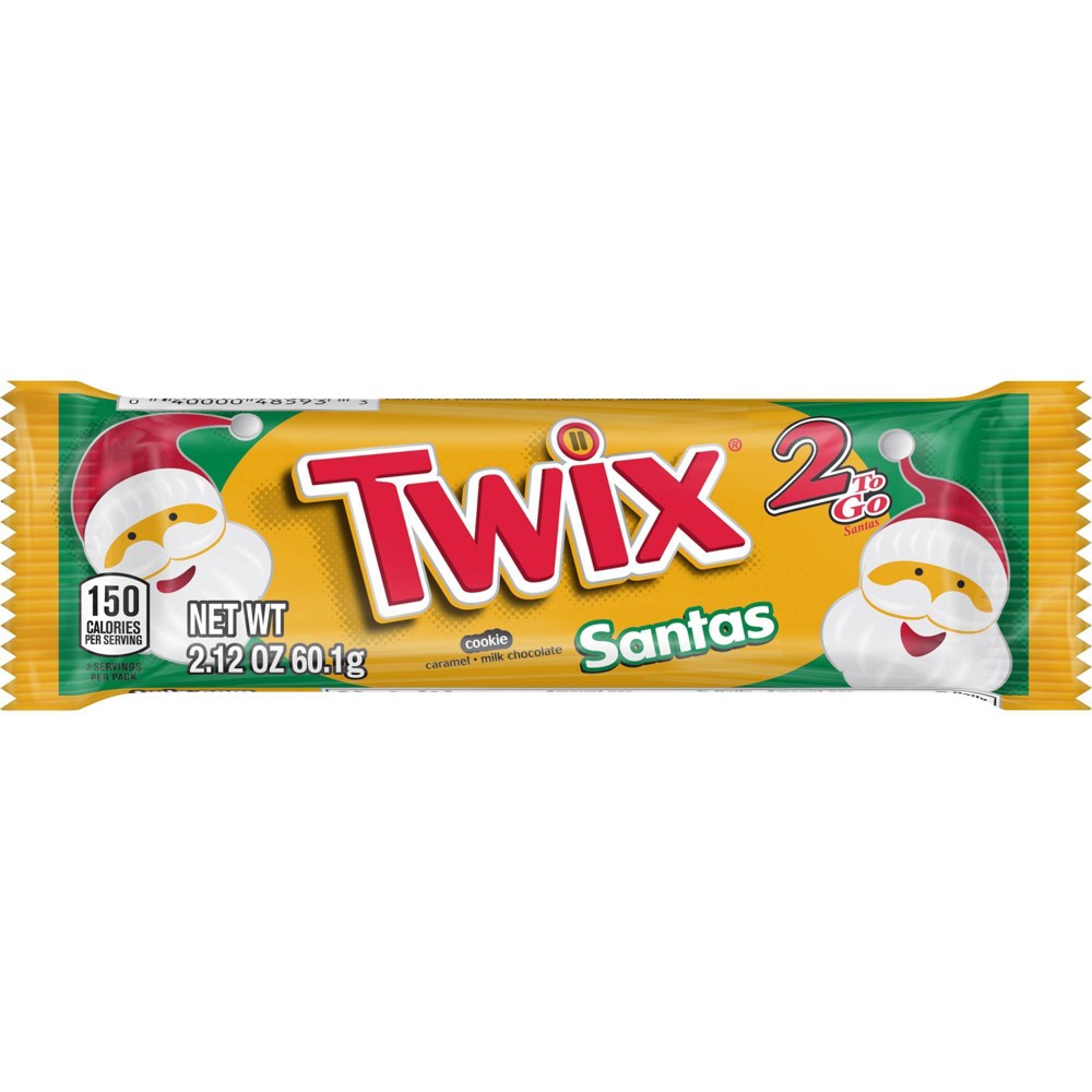 UPC 040000485933 - Twix Caramel Christmas Santa 2ToGo - 2.12oz ...