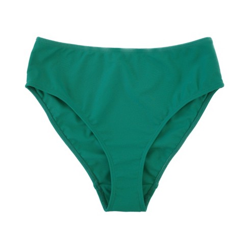 Women S Colette High Waisted Bikini Bottom Miga Swimwear M Emerald