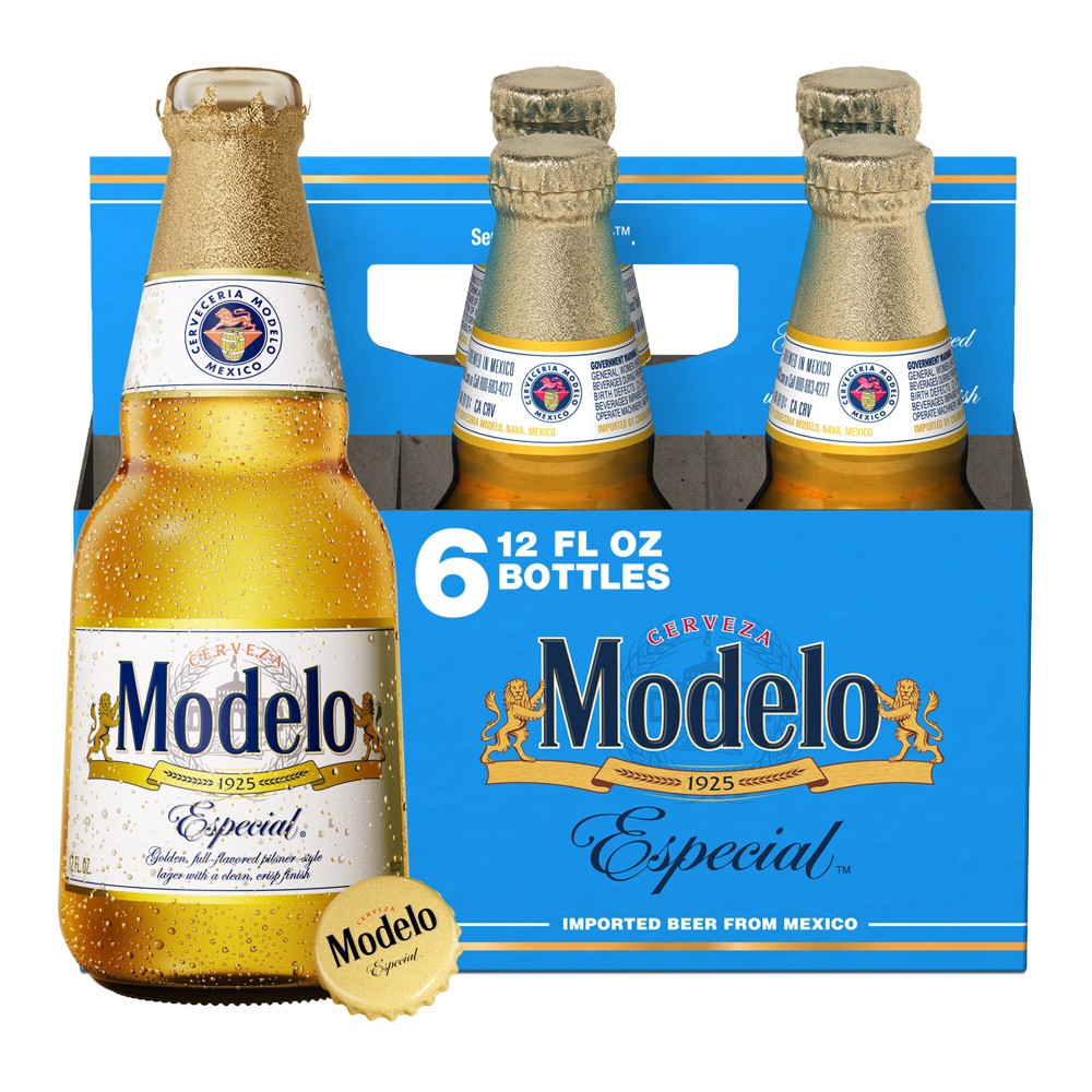 UPC 080660957654 - Modelo Especial Lager Beer - 6pk/12 fl oz Bottles ...
