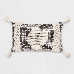 20"x20" Geometric Diamond Textured Throw Pillow - Rizzy Home : Target