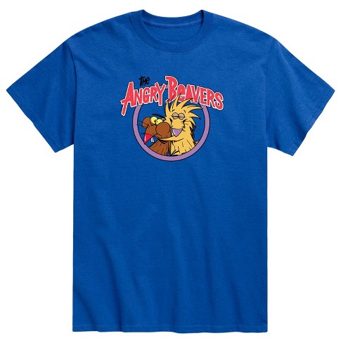 Men's Angry Beavers Daggett Doofus And Norbert Foster Hug Short Sleeve ...