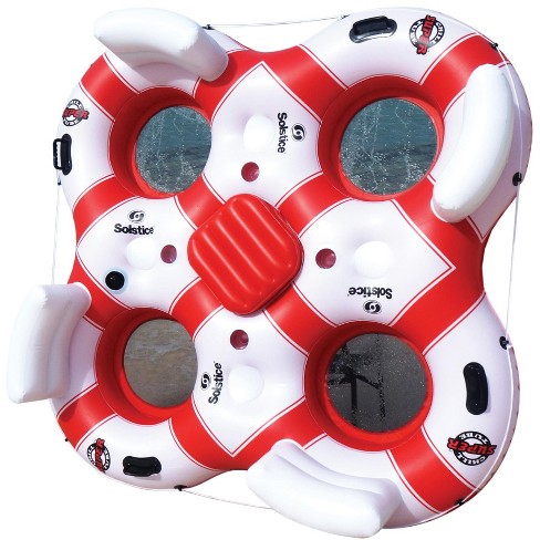 Swim Central Solstice Super Chill Quarto 4 Person Swimming Pool Float ...