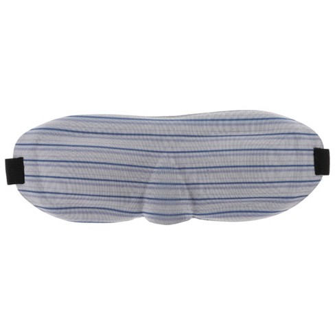 Soft Square Stripes 3d Sleep Mask Blue 1 Pc : Target