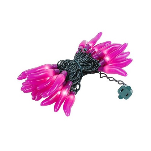 Novelty Lights 35 Light Purple Fiesta Chili Pepper String Light Set, 11 ...