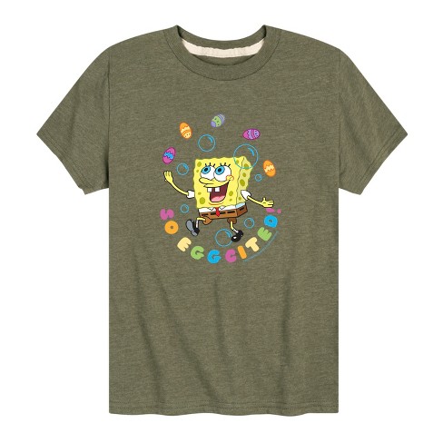 Boys' Spongebob Squarepants Spongebob's Easter Short Sleeve Graphic T ...