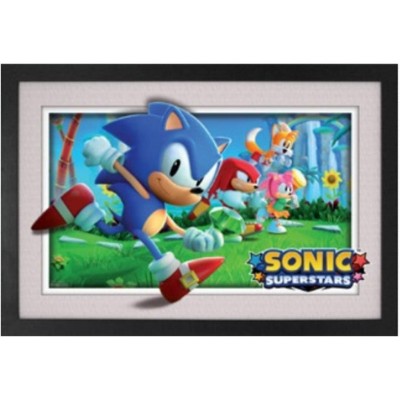Pyramid America Sonic - Superstars Running Wall Framed : Target