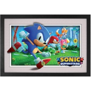 Pyramid America Sonic - Superstars Running Wall Framed : Target