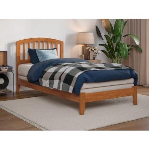 AFI Furnishings Richmond Twin XL Foundation Bed with Attachable USB ...