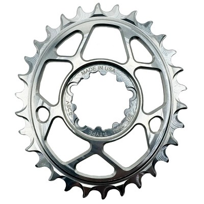 5Dev T-Type Oval 3-Bolt Chainring, 3mm Offset, 30T, Silver : Target