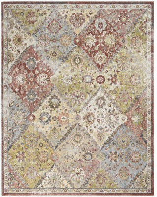 Nourison Juniper Jpr01 Indoor Only Area Rug - Terracotta Multicolor 7 ...