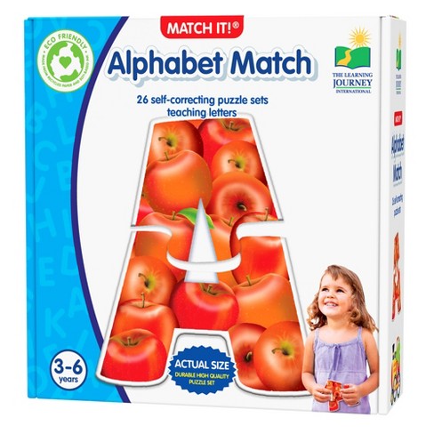The Learning Journey Match It! Alphabet Match : Target