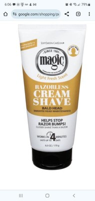 Magic Razorless Shaving Cream For Hair Removal, Bald Head Maintenance ...