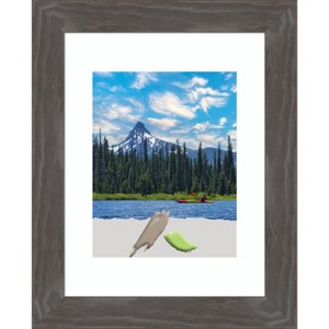 Amanti Art Woodridge Rustic Grey Wood Picture Frame Opening Size 11x14 ...