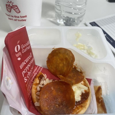 Uncured Pepperoni & Cheese Pizza Lunch Kit - 4.2oz - Good & Gather ...