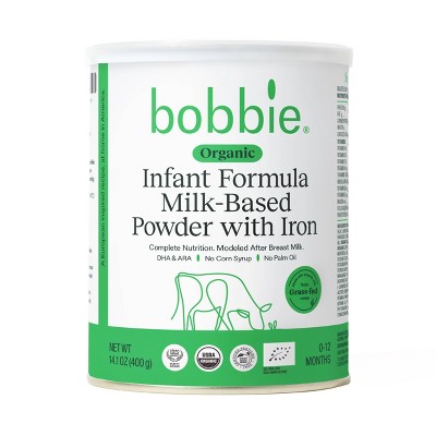 Bobbie Baby Organic Gentle Powder Infant Formula - 14.1oz : Target